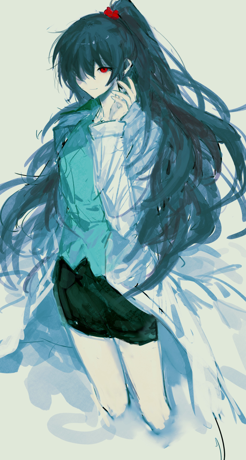 Safebooru - 1girl absurdres bear hair ornament black skirt brown hair carmen (project moon ...