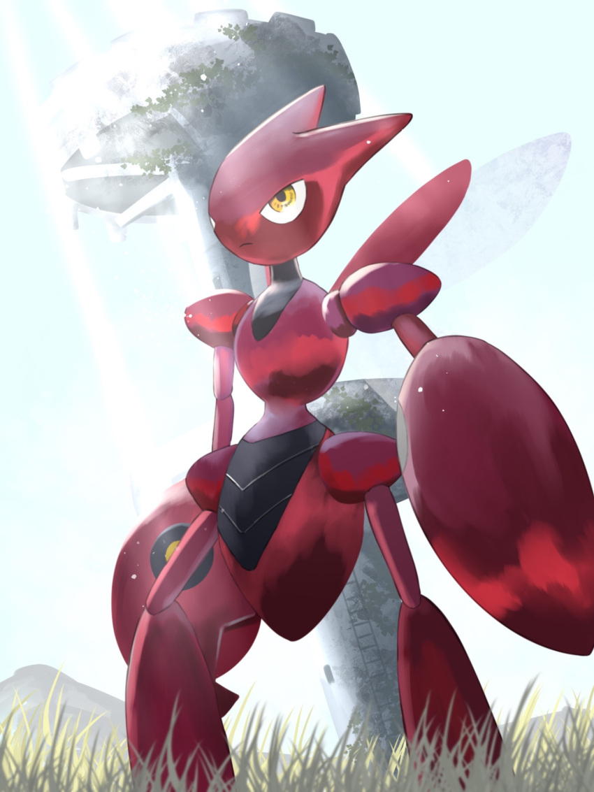 Safebooru - bug claws colored skin full body highres insect wings on ...