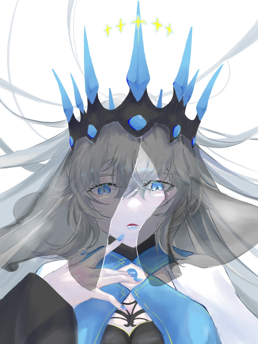 Safebooru - blue eyes crown fate/grand order fate (series) hair between ...