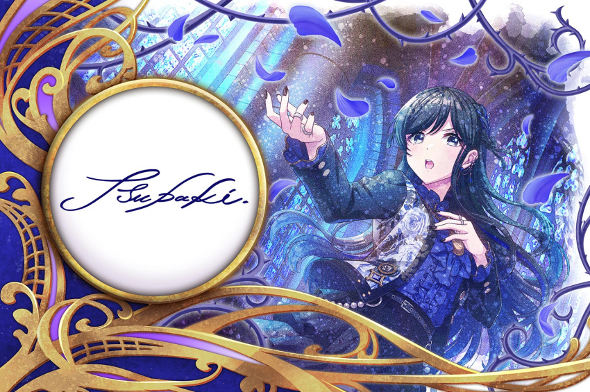 Safebooru - aoyagi tsubaki black eyes black hair d4dj dress long hair | 5650979