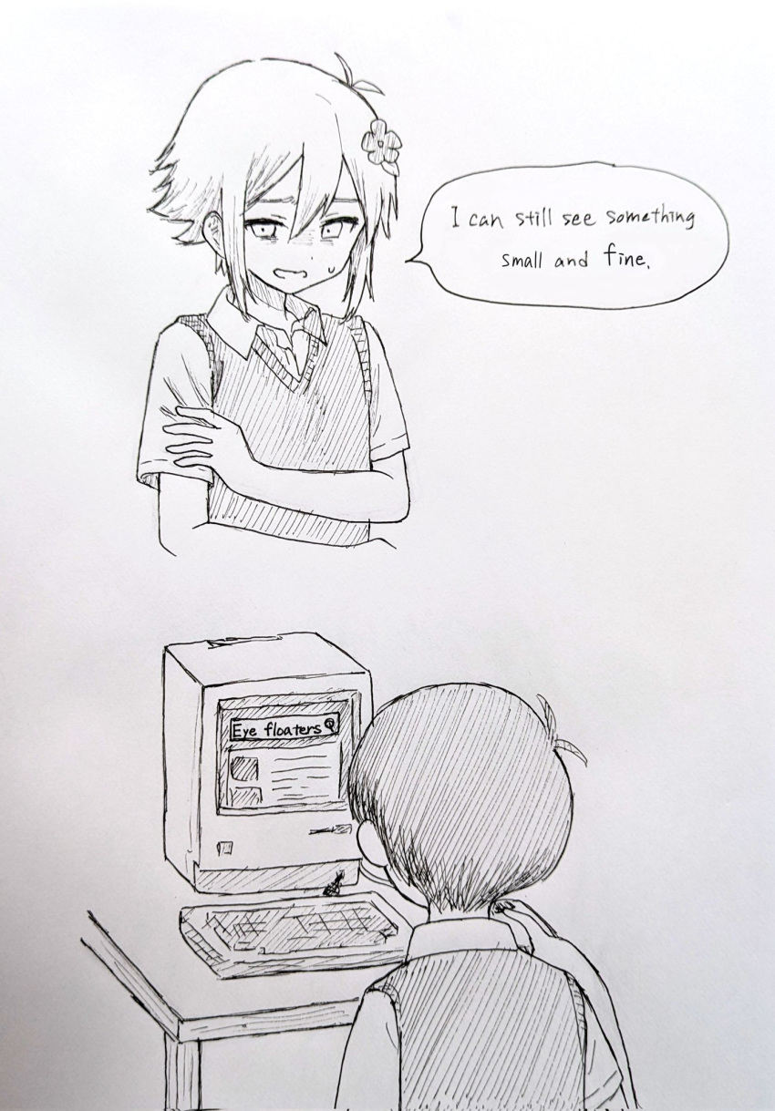 Safebooru - 2boys antenna hair basil (faraway) (omori) basil (omori ...