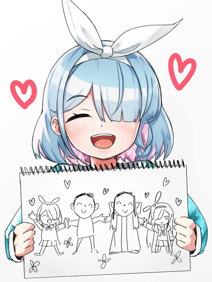 Safebooru - 2girls 2others a.r.o.n.a (blue archive) ambiguous gender ...