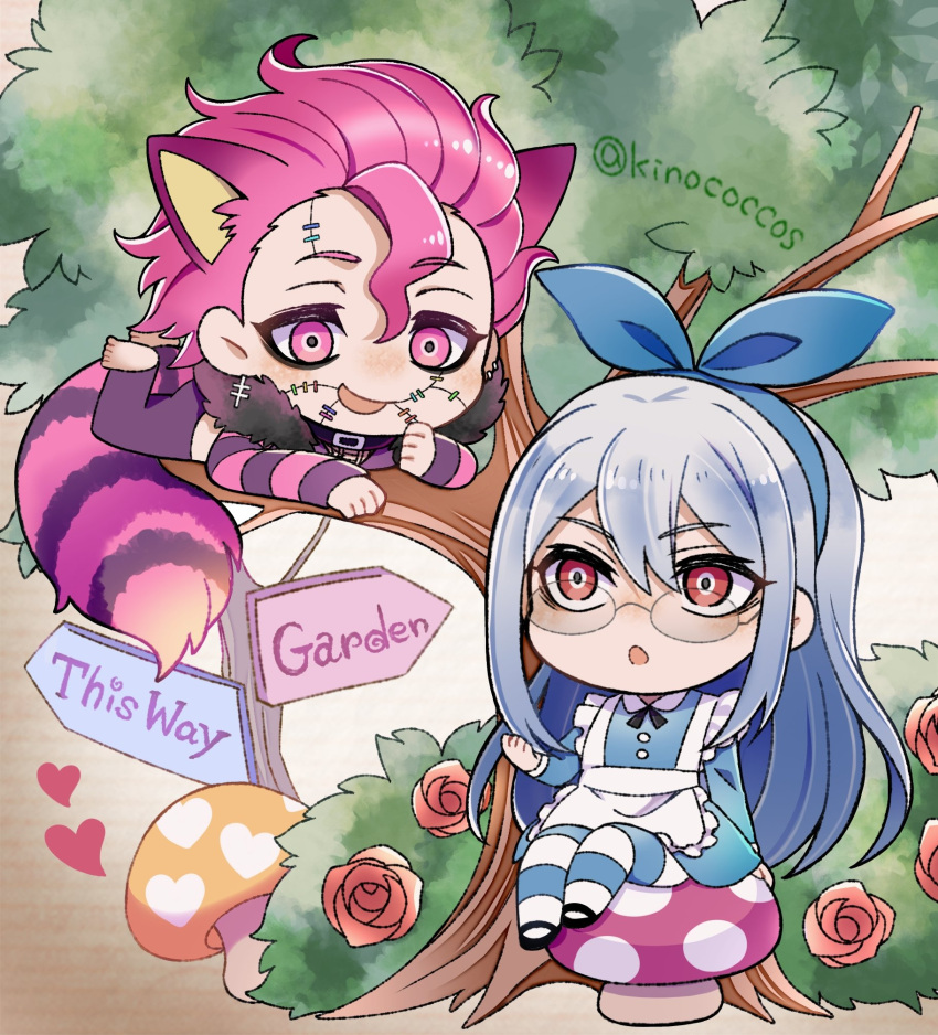 Safebooru - 2boys :d :o alice (alice in wonderland) alice (alice in ...