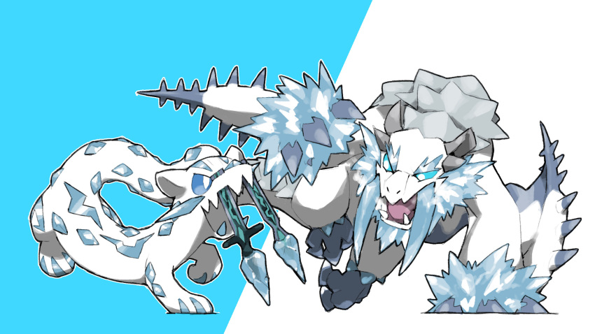 Safebooru - animal focus aqua background aqua sclera blacknirrow blue ...