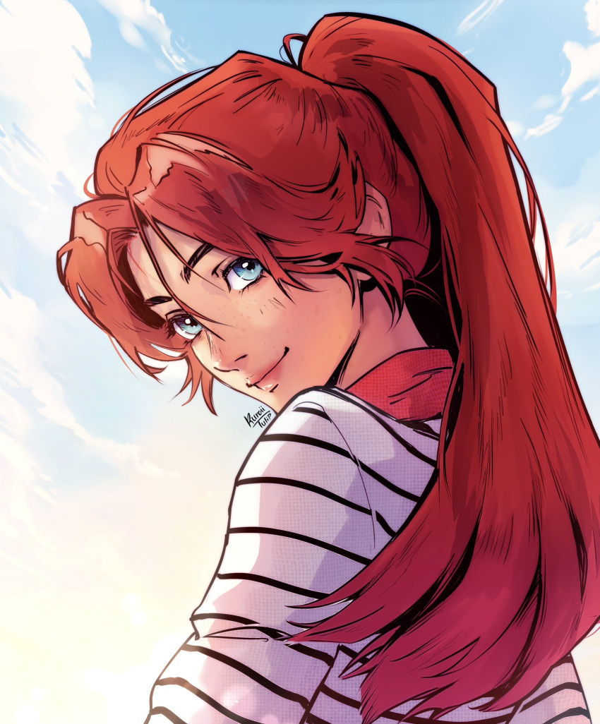 Safebooru - 1girl blue eyes clair obscur: expedition 33 closed mouth commentary english ...