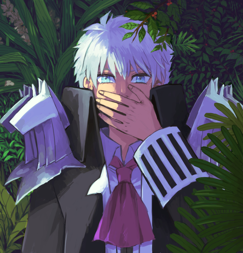 Safebooru - 1boy armor ascot blue eyes charles-henri sanson (fate) collared shirt fate/grand ...