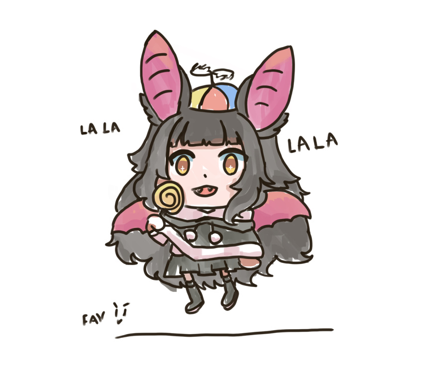 Safebooru - 1girl bat ears bat girl bat wings black eyes black hair indie virtual youtuber ...