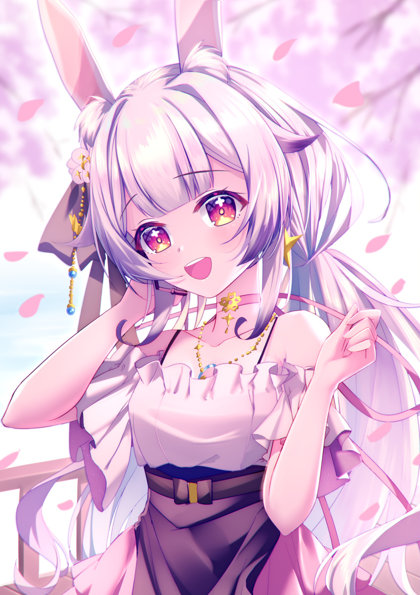 Safebooru - 1girl :d alternate costume alternate hairstyle animal ear ...