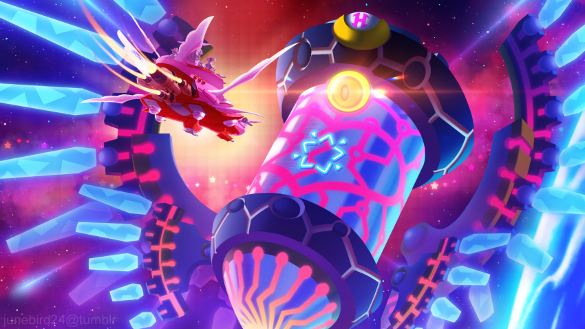 Safebooru - 1other battle crosshair halberd heart highres junebird24 ...