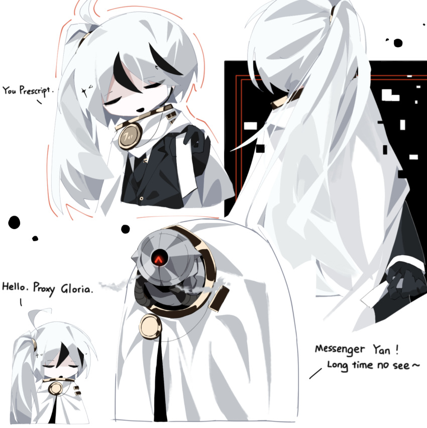 Safebooru - 1boy black gloves black hair black jacket black necktie ...