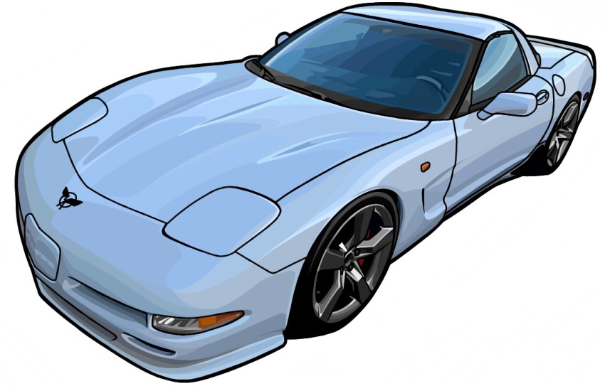 Safebooru - car chevrolet chevrolet corvette chevrolet corvette c5 from ...