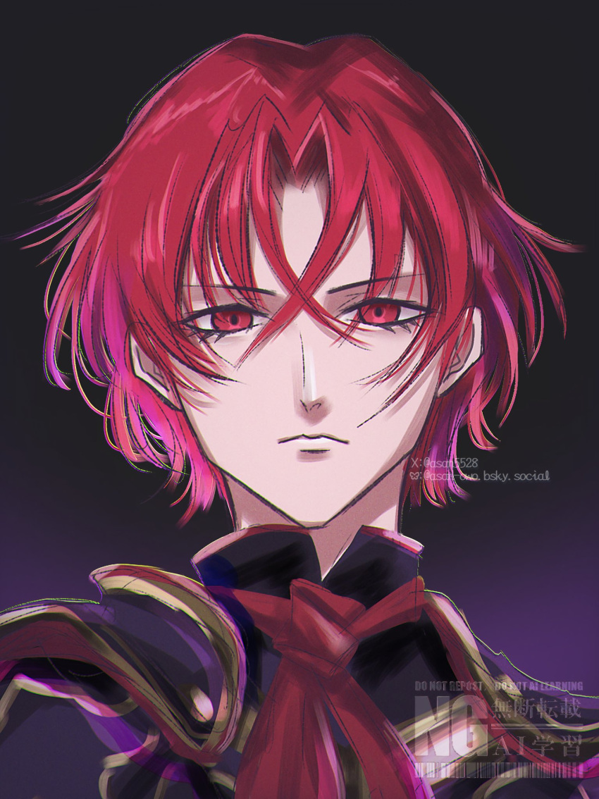 Safebooru - 1boy asan5528 crossed bangs dark persona fire emblem fire ...