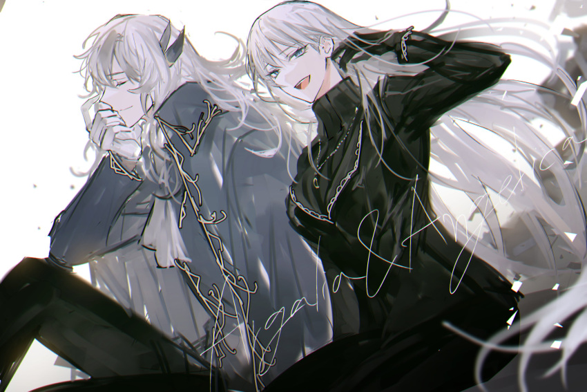 Safebooru - 1boy 1girl angelica (library of ruina) argalia (library of ...