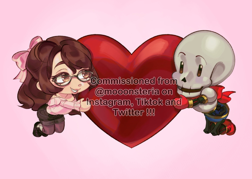 Safebooru - 1boy 1girl armor artist name black shorts bow brown hair ...