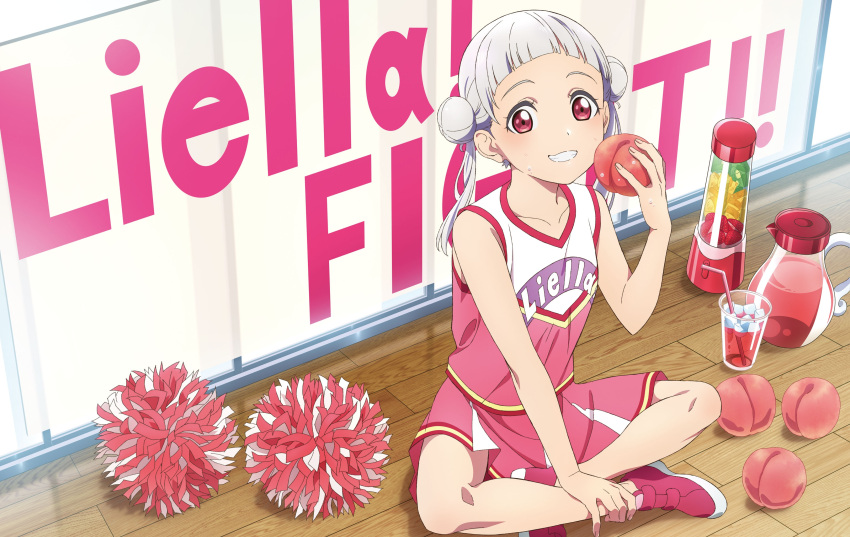 Safebooru - 1girl absurdres arashi chisato artbook bottle cheerleader ...