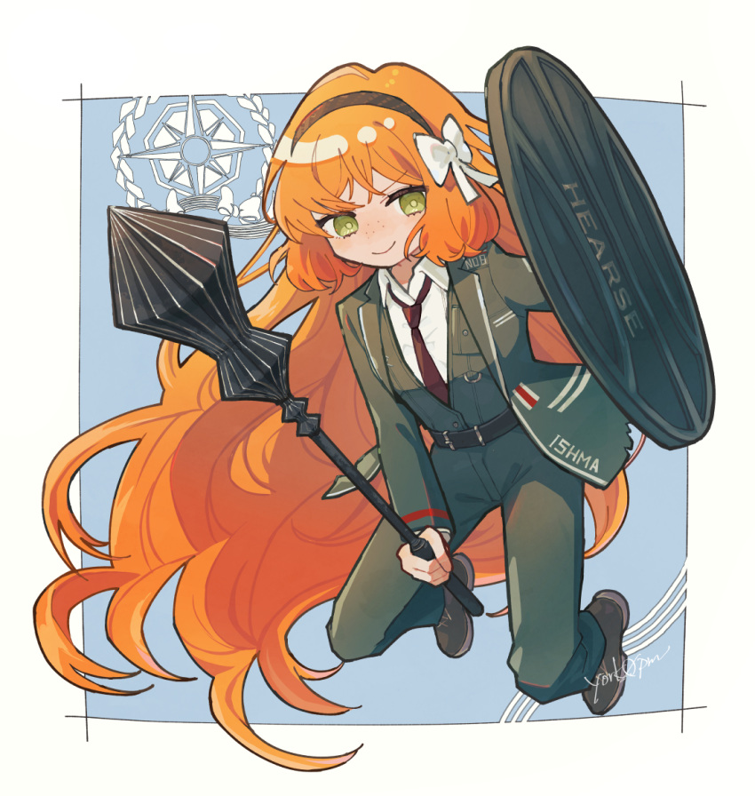 Safebooru - 1girl black jacket black pants black vest bow brown ...