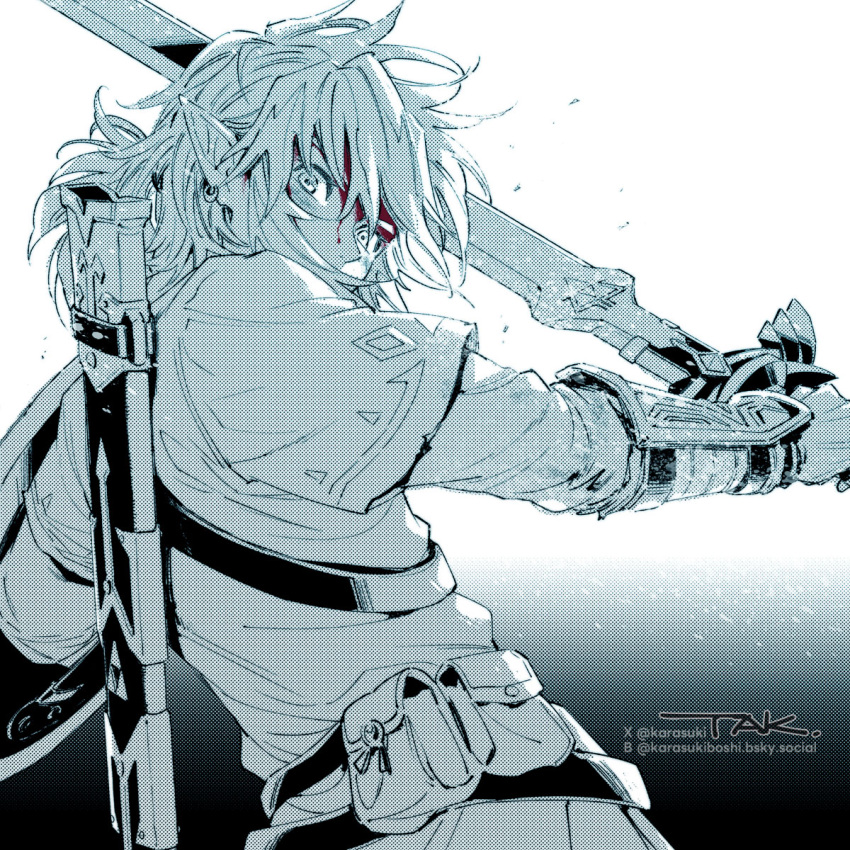 Safebooru - 1boy belt belt pouch blood champion's tunic (zelda ...