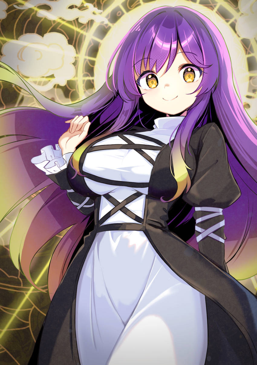 Safebooru - 1girl breasts dress gradient hair harakune (mugennero ...