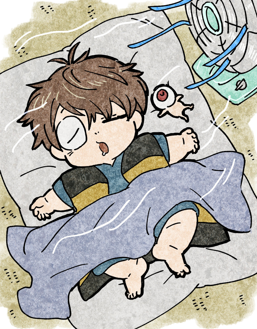 Safebooru - 1boy 20091002 absurdres ahoge baby bare arms barefoot ...