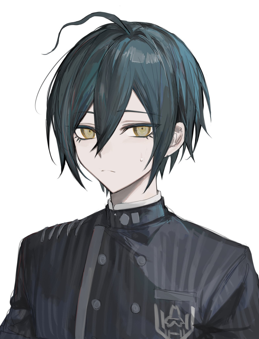 Safebooru - 1boy ahoge black hair black jacket closed mouth danganronpa ...