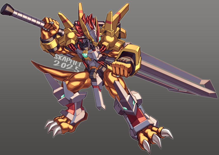 Safebooru - armor artist name colored skin digimon digimon (creature ...