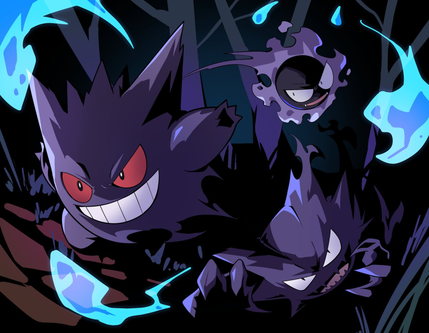 Safebooru - bare tree black eyes colored sclera commentary evolutionary ...