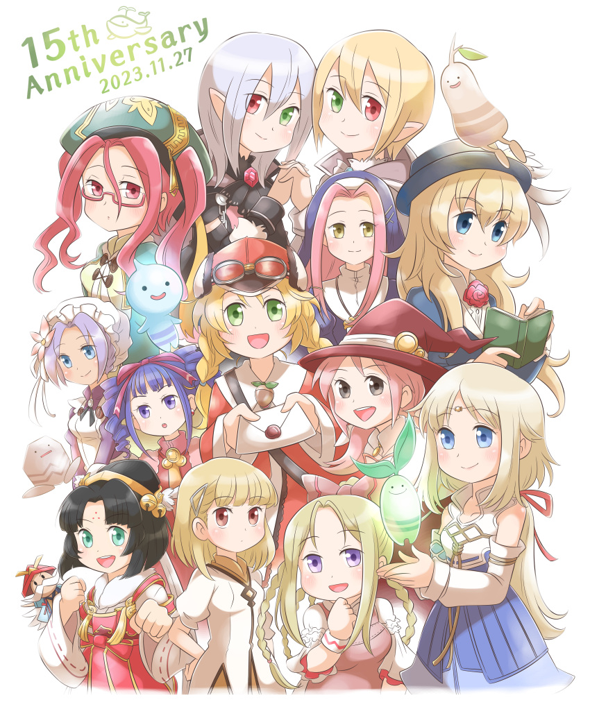 Safebooru - 6+girls :d absurdres anette anniversary aogaeru ...