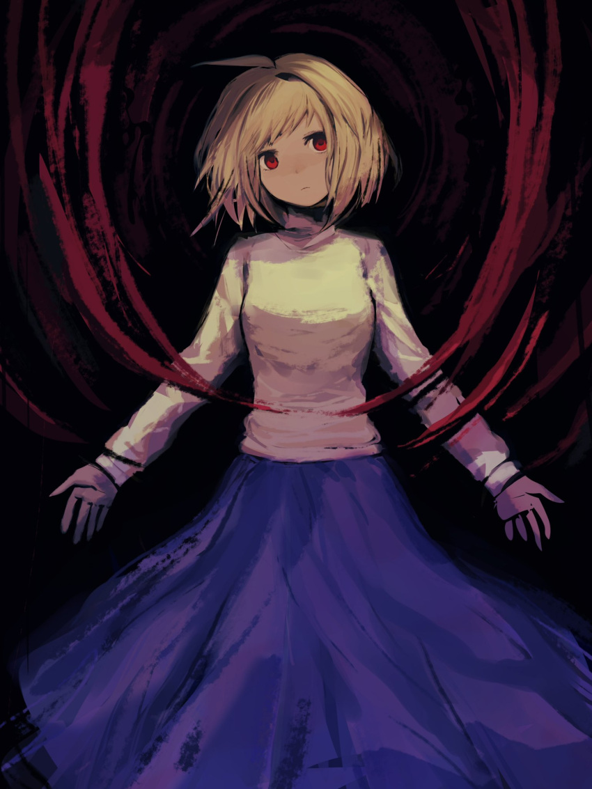 Safebooru - 1girl ahoge arcueid brunestud arms at sides black ...