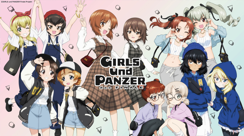 Safebooru - 6+girls aki (girls und panzer) anchovy (girls und panzer ...