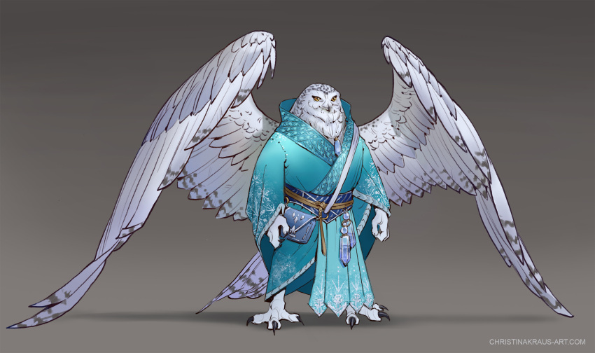 Safebooru - artist name beak bird black nails blue robe crystal ...