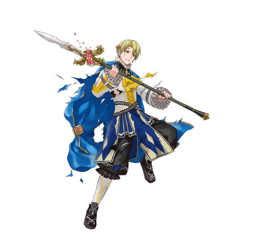 Safebooru - 1boy alfred (fire emblem) ascot blonde hair cape fire emblem fire emblem engage fire ...