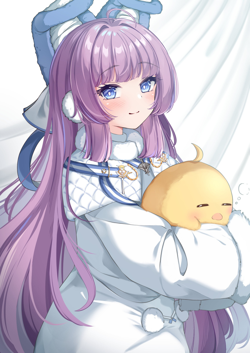 Safebooru - 1girl absurdres ahoge animal azur lane baby animal bird ...