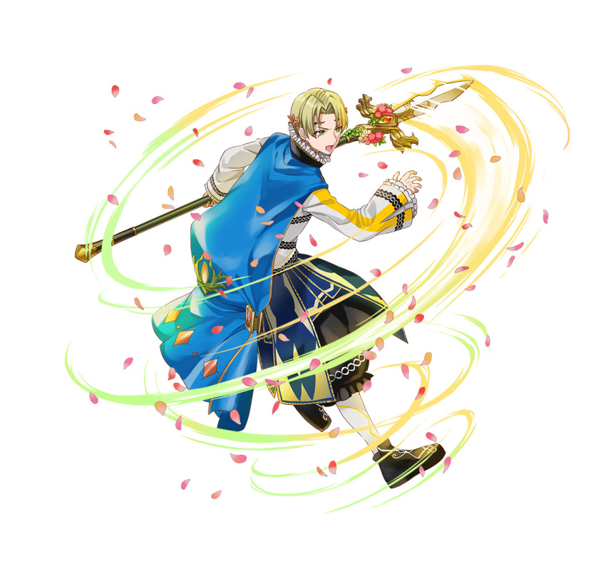 Safebooru - 1boy alfred (fire emblem) ascot blonde hair cape fire emblem fire emblem engage fire ...