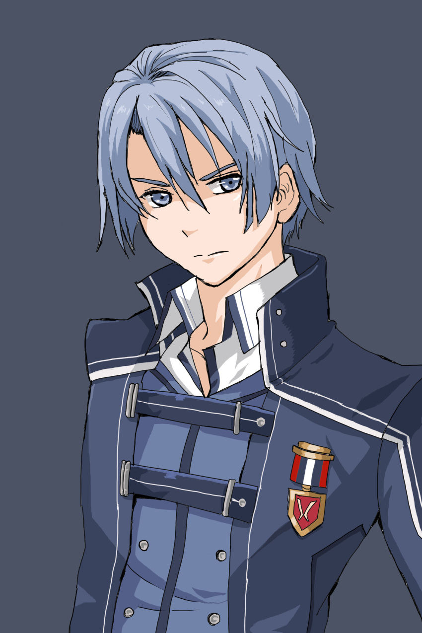 Safebooru - 1boy blue eyes blue hair eiyuu densetsu highres kurt vander ...