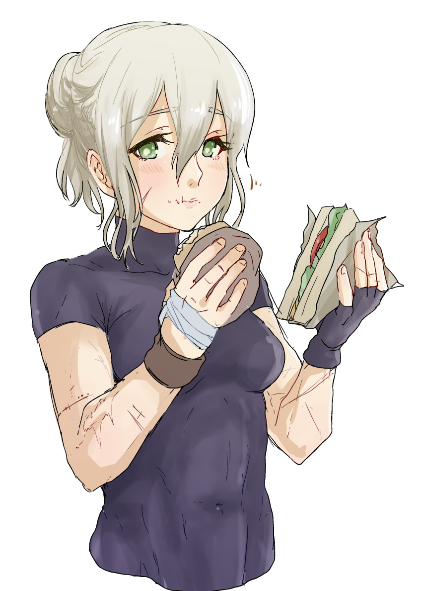 Safebooru - absurdres bracelet breasts crumbs eating effie (fire emblem ...