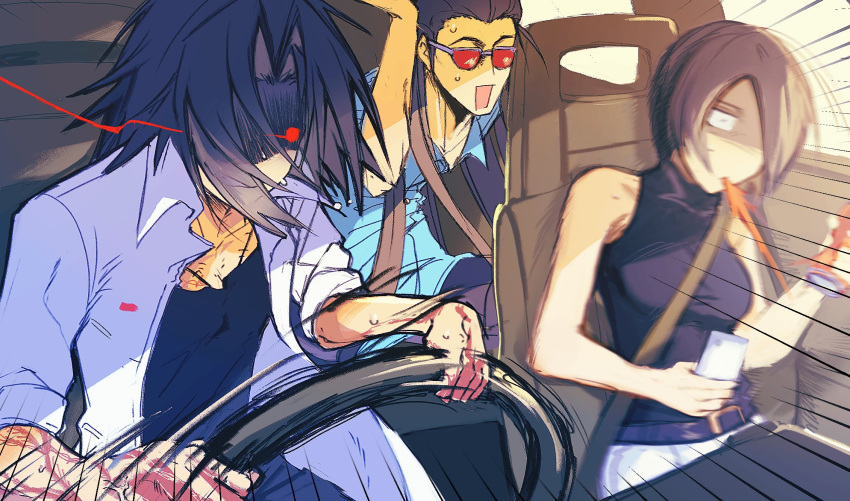 Safebooru - 1girl 2boys akatsuki (akatsuki en-eins) akatsuki blitzkampf ...