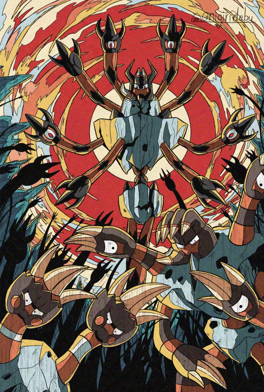 Safebooru - barbaracle barnacle binacle black claws black skin claws ...