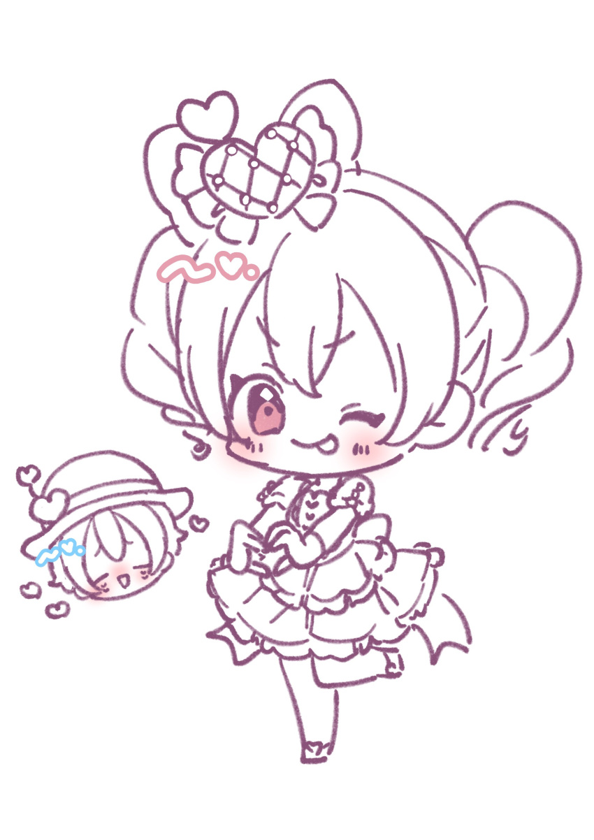 Safebooru - 1boy 1girl absurdres animal ears aoiyuuna 811 bow ...
