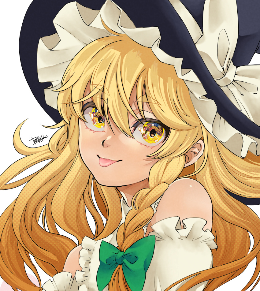 Safebooru - blonde hair bow green bow hat highres isamu-ki (yuuki ...