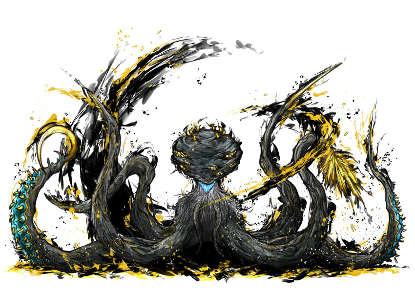 Safebooru - absurdres black skin catherine5884 claws colored skin ...