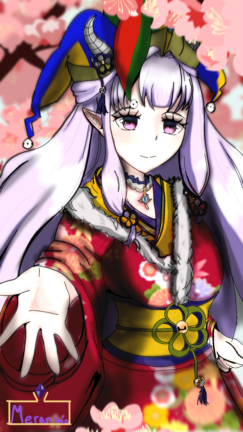 Safebooru - 1girl absurdres dragon dragon girl dragon horns highres horn ornament horns kotofuji ...