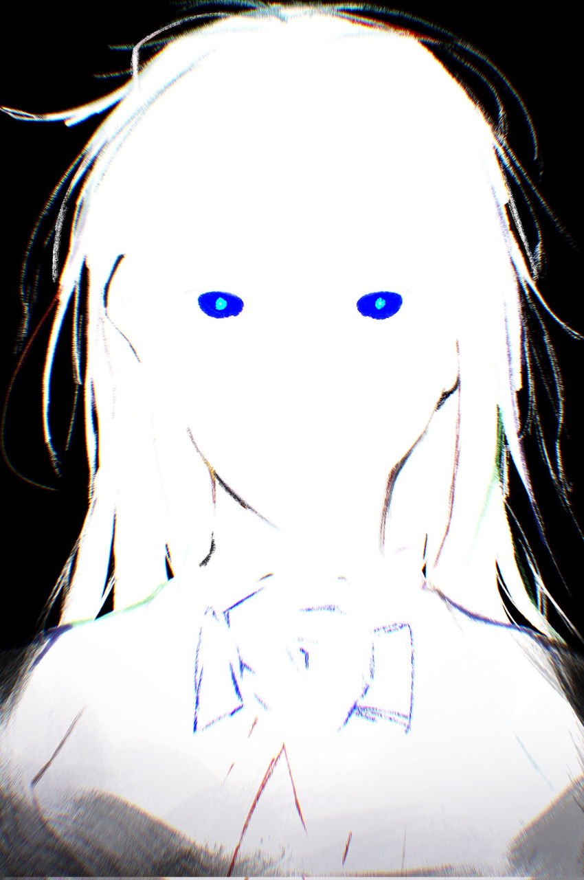 Safebooru - 1girl ado (utaite) black background blue eyes carlos jpg ...
