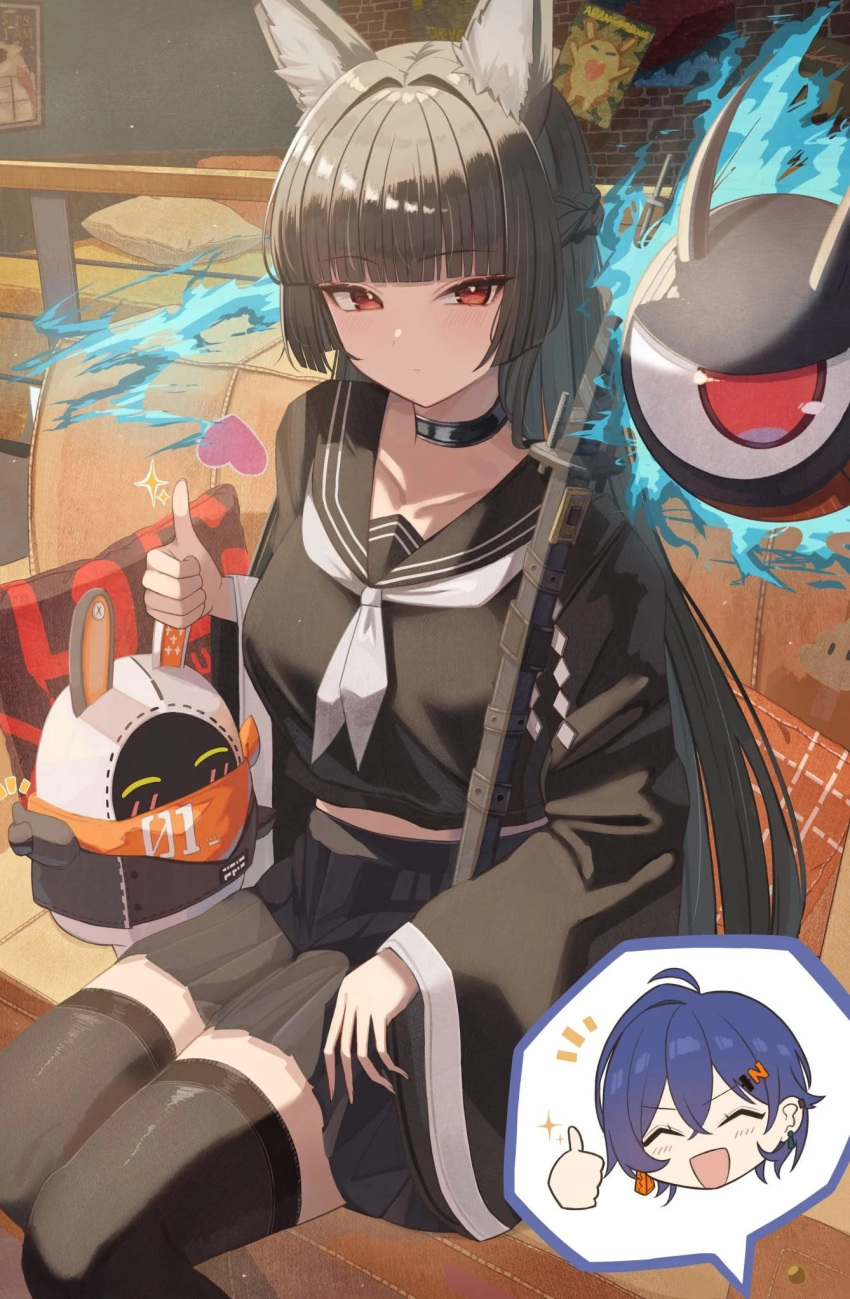 Safebooru - alternate costume animal ears belle (zenless zone zero ...