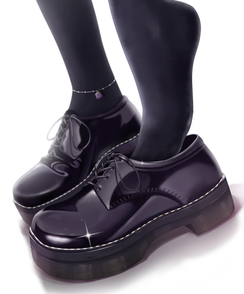 Safebooru - 1girl absurdres black shoes black socks character charm ...