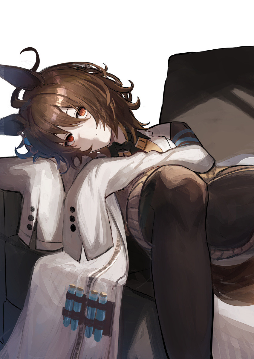 Safebooru - 1girl absurdres agnes tachyon (umamusume) ahoge animal ears black pantyhose brown ...