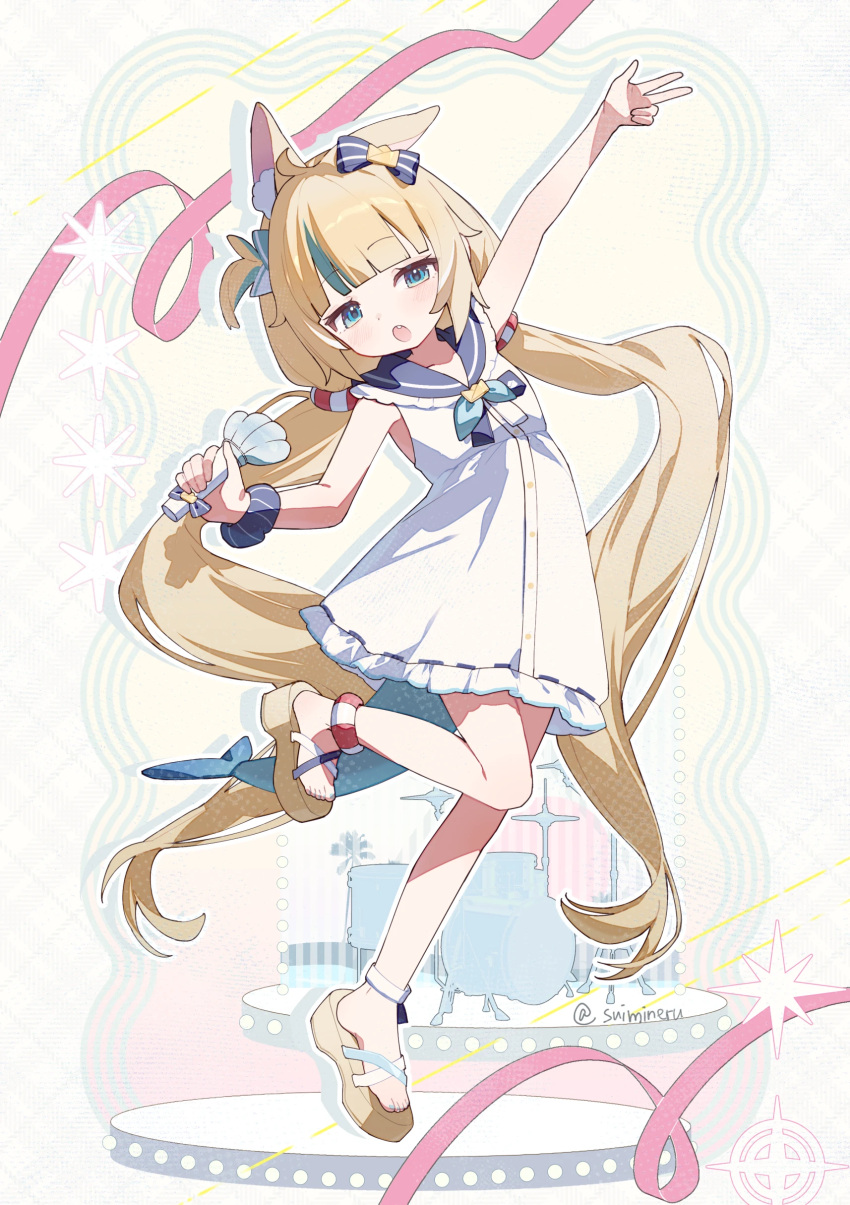 Safebooru - 1girl :o absurdres ahoge animal ear fluff animal ears ...