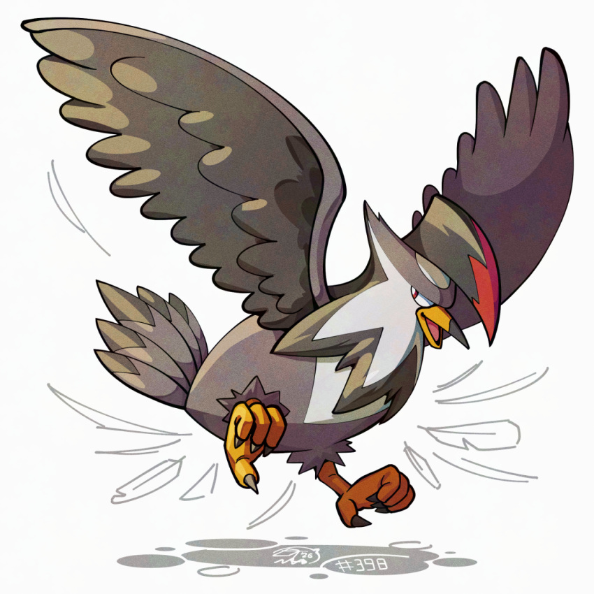 Safebooru - bird feathered wings mistray-art no humans numbered pokemon ...