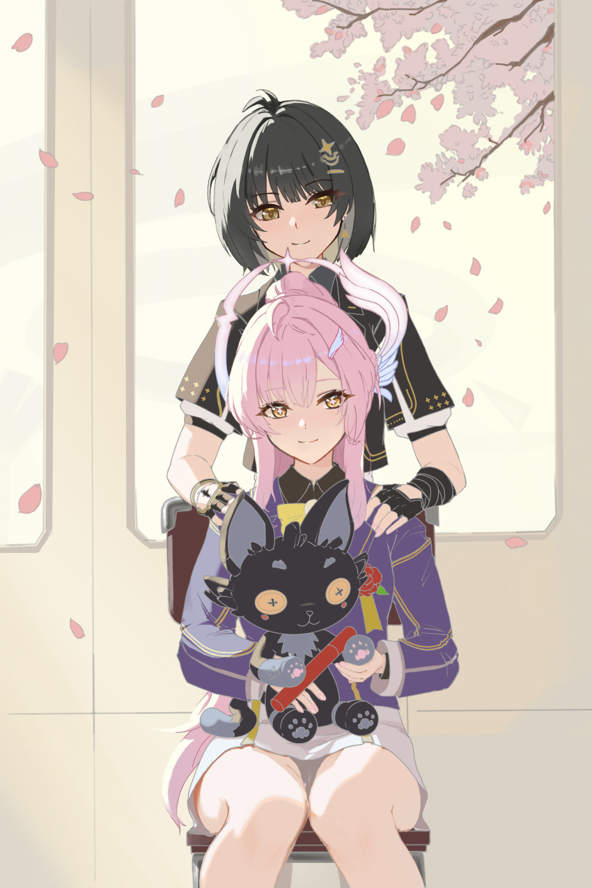Safebooru - 2girls absurdres aemeath (wuthering waves) ahoge black ...