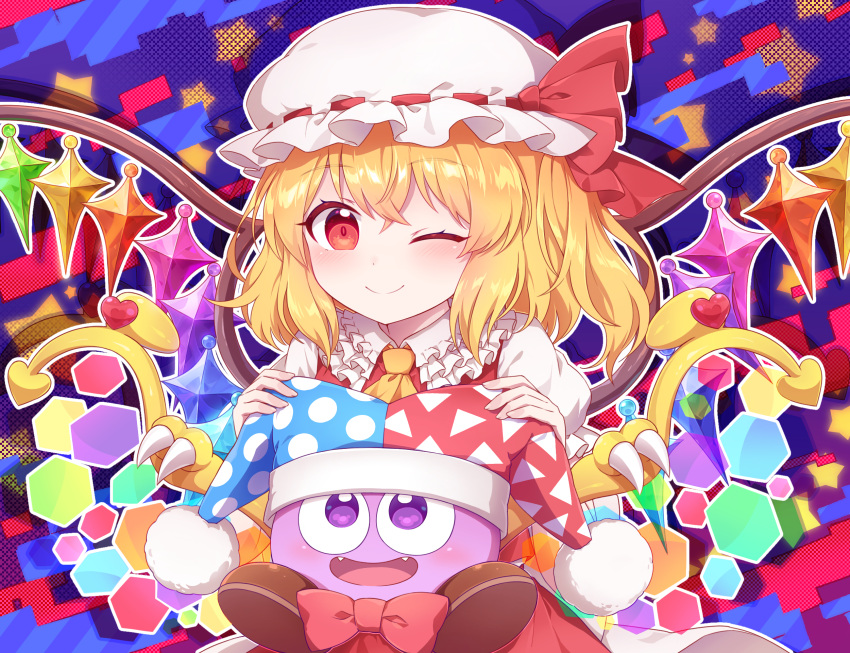 Safebooru - 1girl ascot blonde hair blush closed mouth collared shirt ...