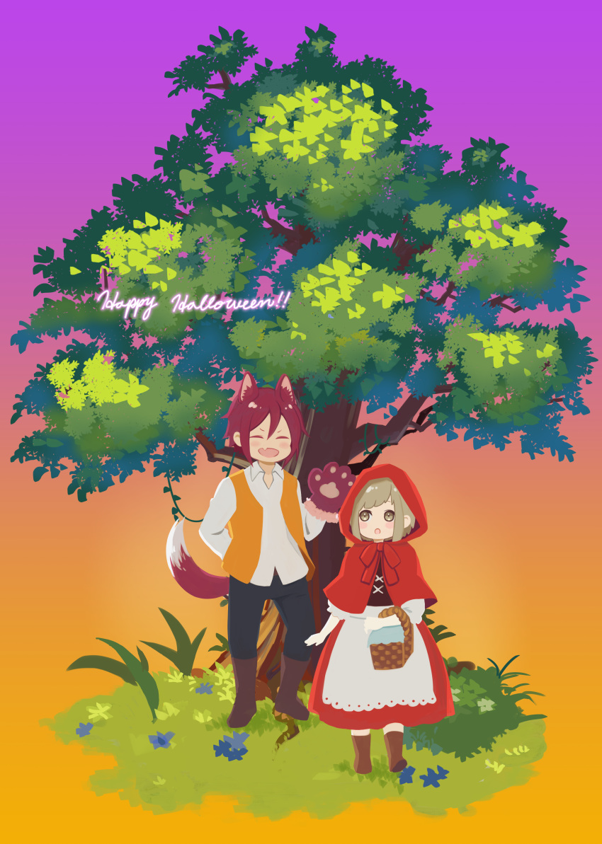 Safebooru - 1boy 1girl absurdres akamatsu (etra-chan wa mita!) animal ...